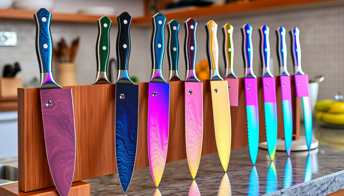 2025's Top Damascus & Iridescent Knife Sets for Culinary Excellence ...