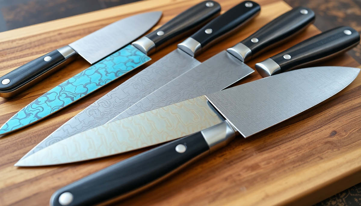 Choose the Best Iridescent & Damascus Steel Chef Knives 2025 – SiliSlick®