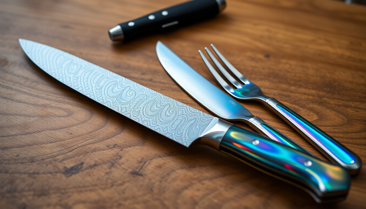 Top Damascus Knife Kits & Iridescent Cutlery for 2025 – SiliSlick®