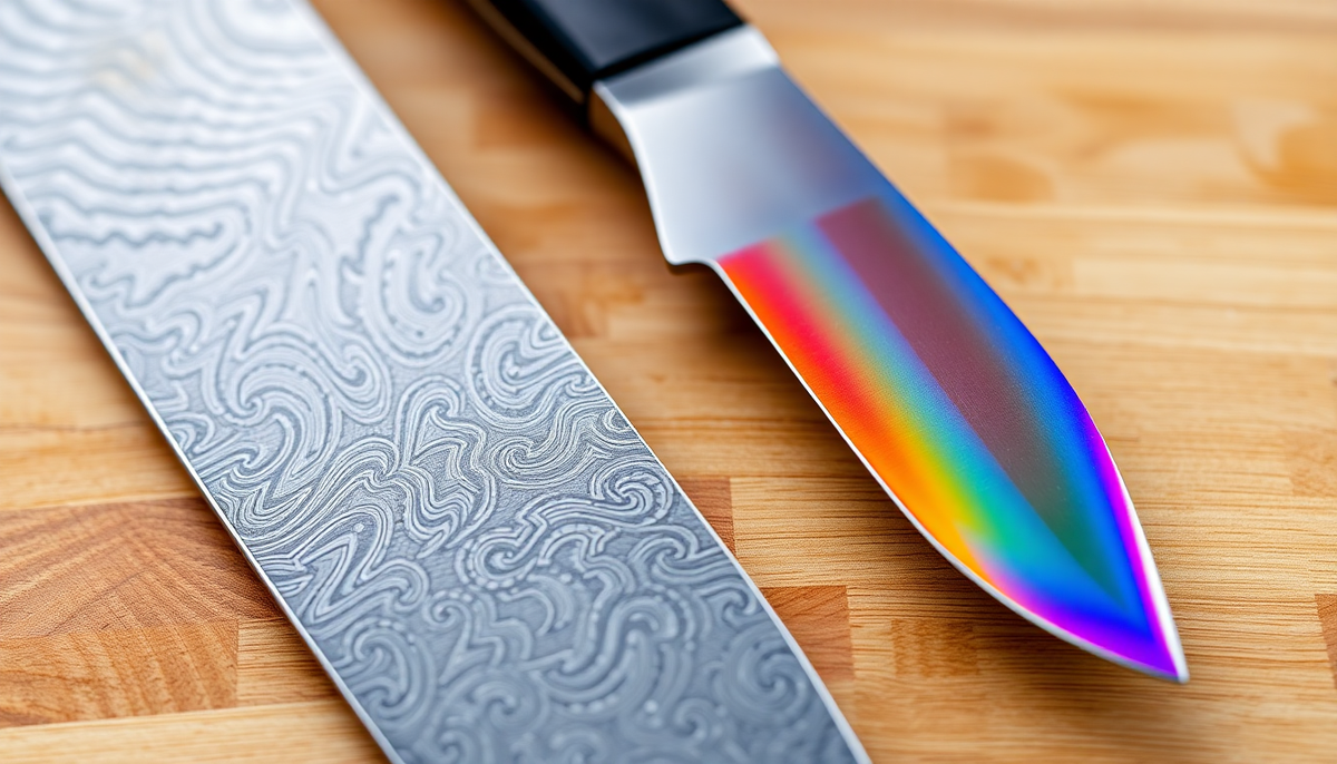 Beyond Basics: Damascus & Iridescent Knives Revolutionize Culinary Art ...