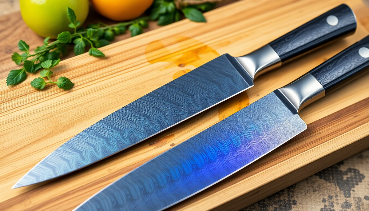 2025 Guide: Iridescent & Damascus Knife Sets for Home Chefs – SiliSlick®