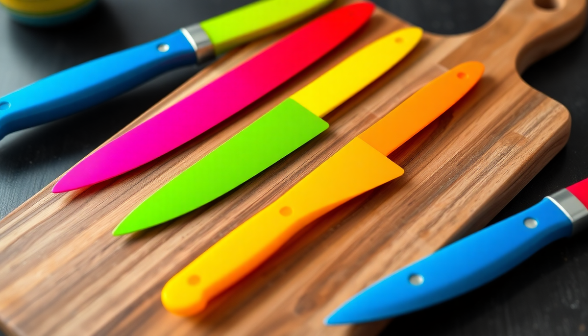 Top Rainbow Steak Knives for a Colorful Dining Experience – SiliSlick®