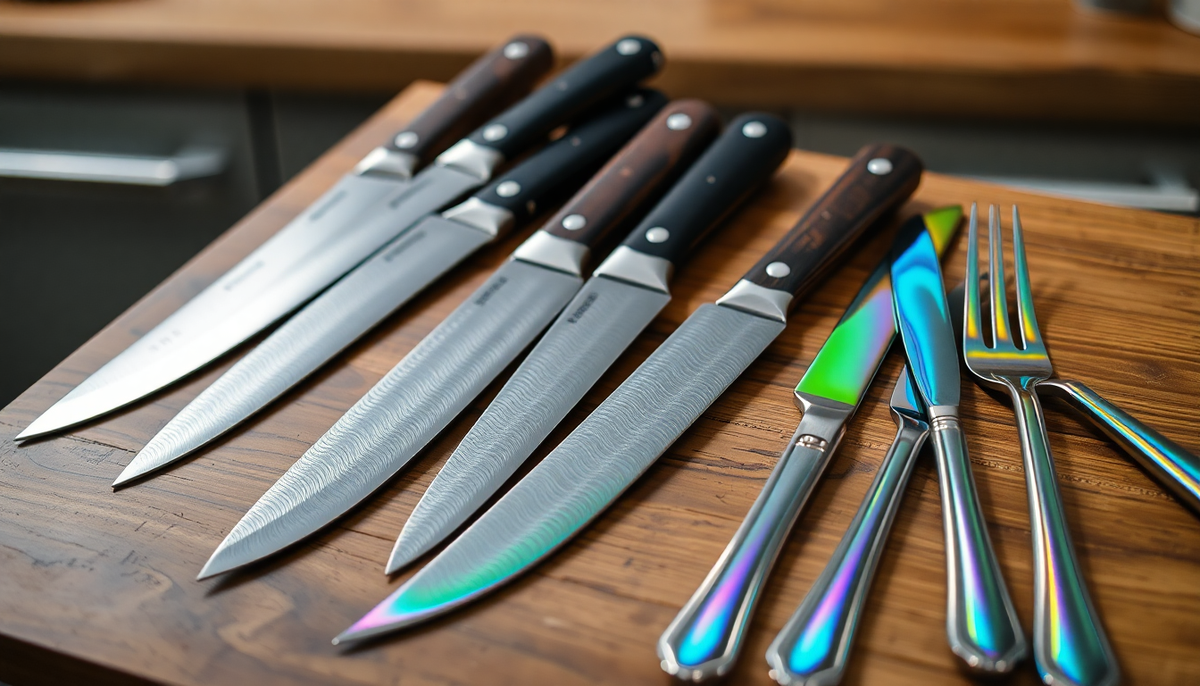 Top Damascus Knife Kits & Iridescent Cutlery of 2025 – SiliSlick®
