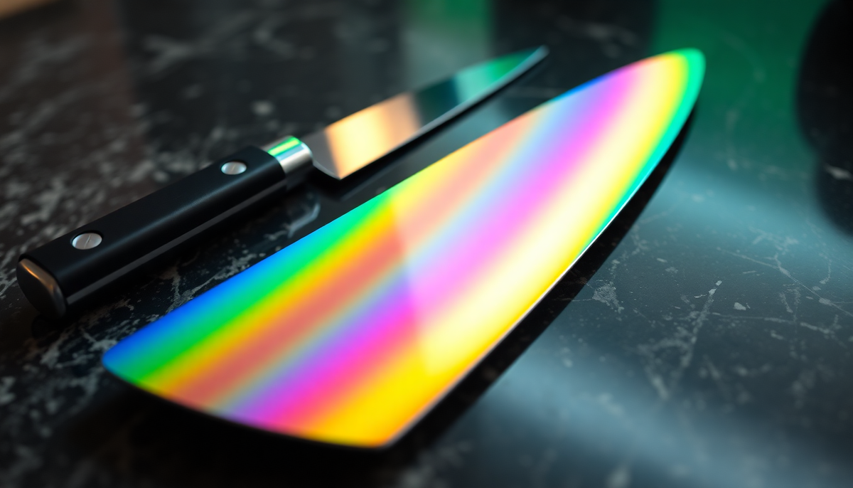 Top Rainbow & Iridescent Knife Kits for Culinary Artists – SiliSlick®