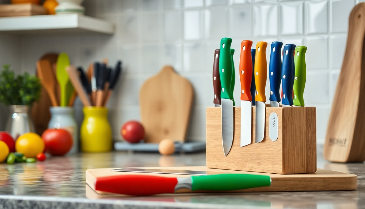 Ultimate Guide to Iridescent & Rainbow Kitchen Knife Kits – SiliSlick®