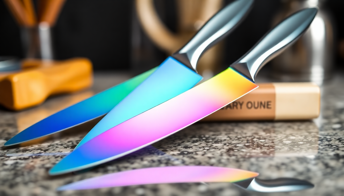 Transform Your Kitchen: The Allure of Iridescent Knives – SiliSlick®
