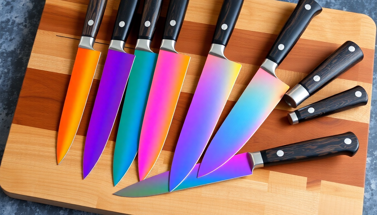 Explore the Best Damascus & Rainbow Knives for Your Kitchen – SiliSlick®