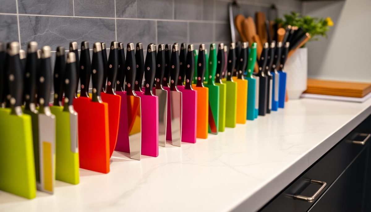Top 2025 Rainbow, Iridescent & Damascus Knife Sets for Your Kitchen ...
