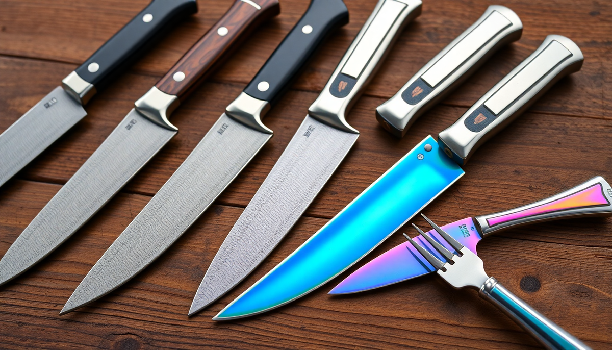2025 Ultimate Guide: Unique Damascus Knife Kits & Iridescent Cutlery ...