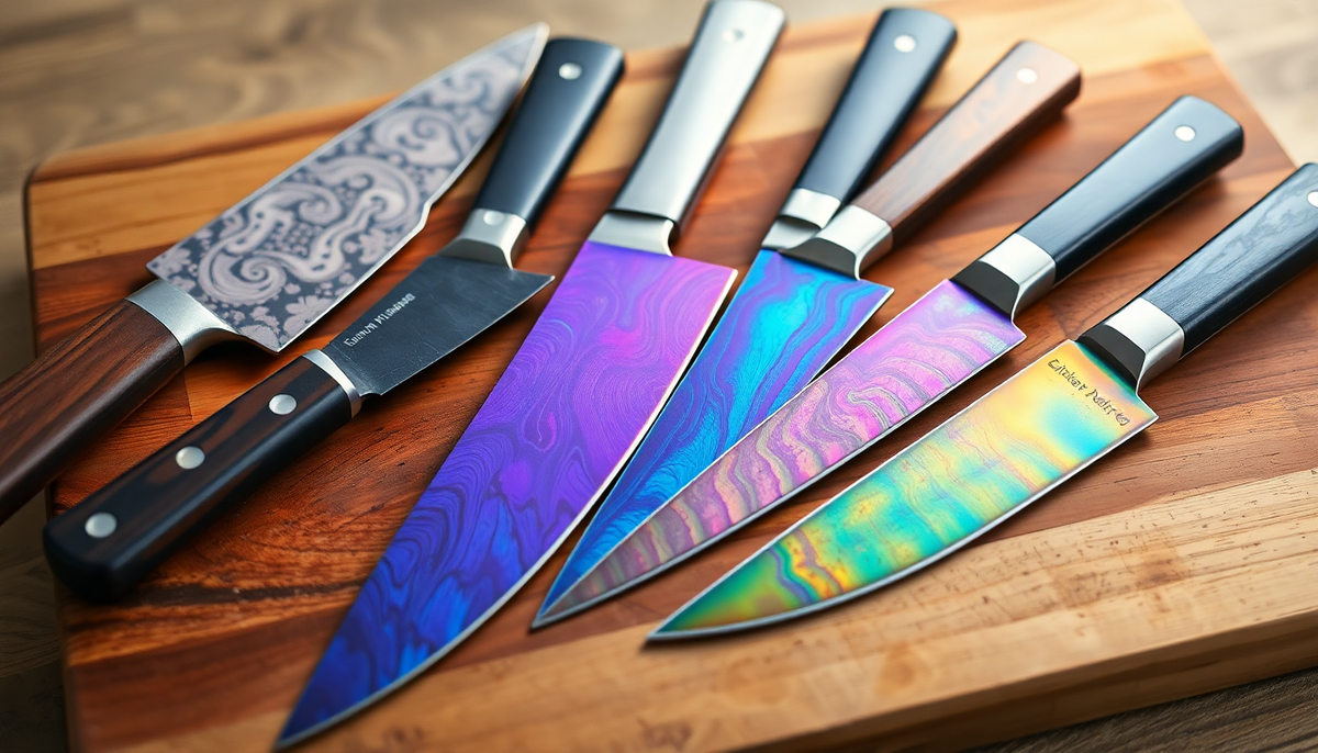 2025's Guide to Damascus & Iridescent Knife Sets for Your Kitchen ...