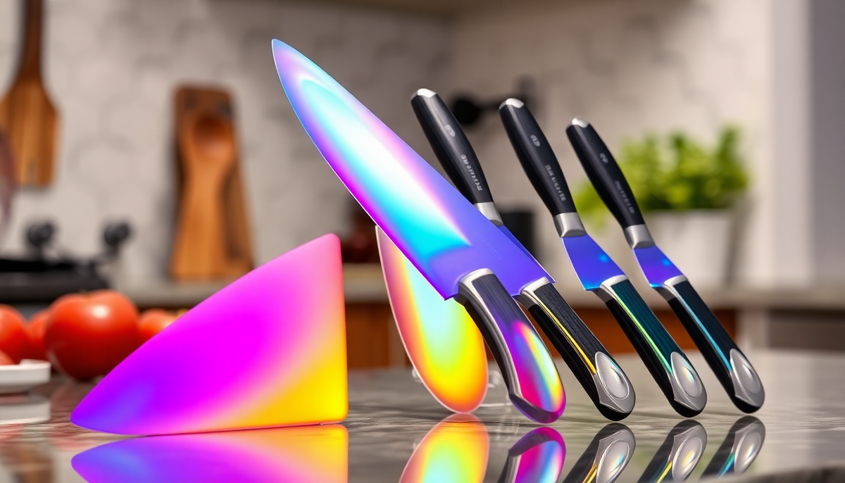Iridescent Knife Sets: Beauty Meets Functionality in Your Kitchen ...