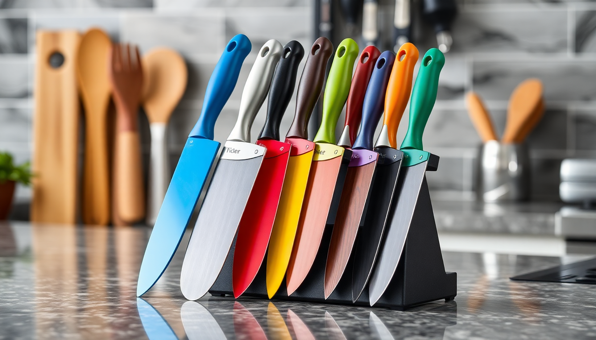 Rainbow Kitchen Knives: Your Guide to Colorful Cutlery – SiliSlick®