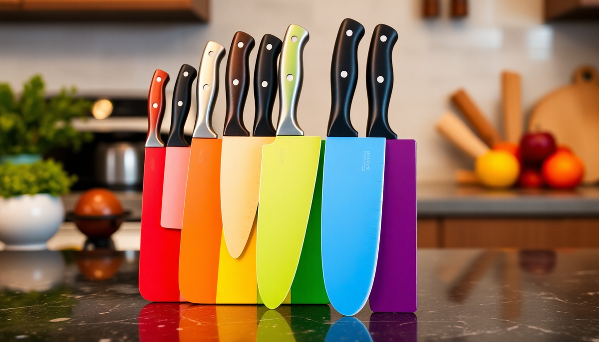 Discover the Best Rainbow Knife Sets: Features & Benefits – SiliSlick®