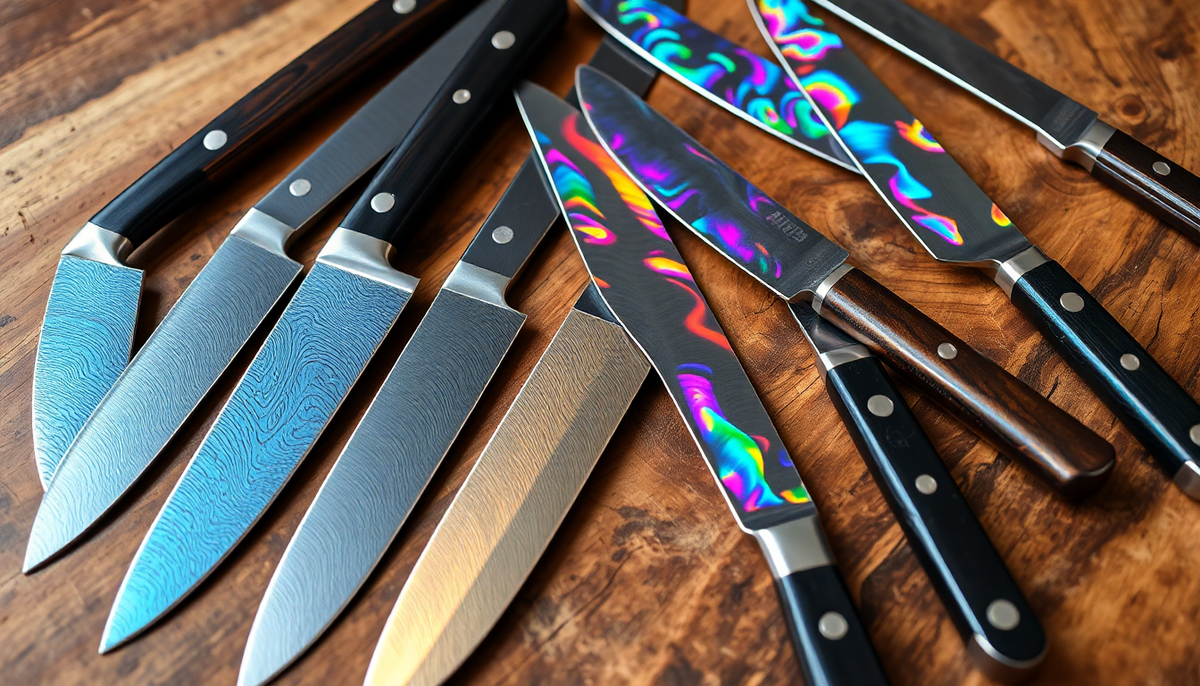2025's Best Damascus Knife Kits & Iridescent Cutlery Guide – SiliSlick®