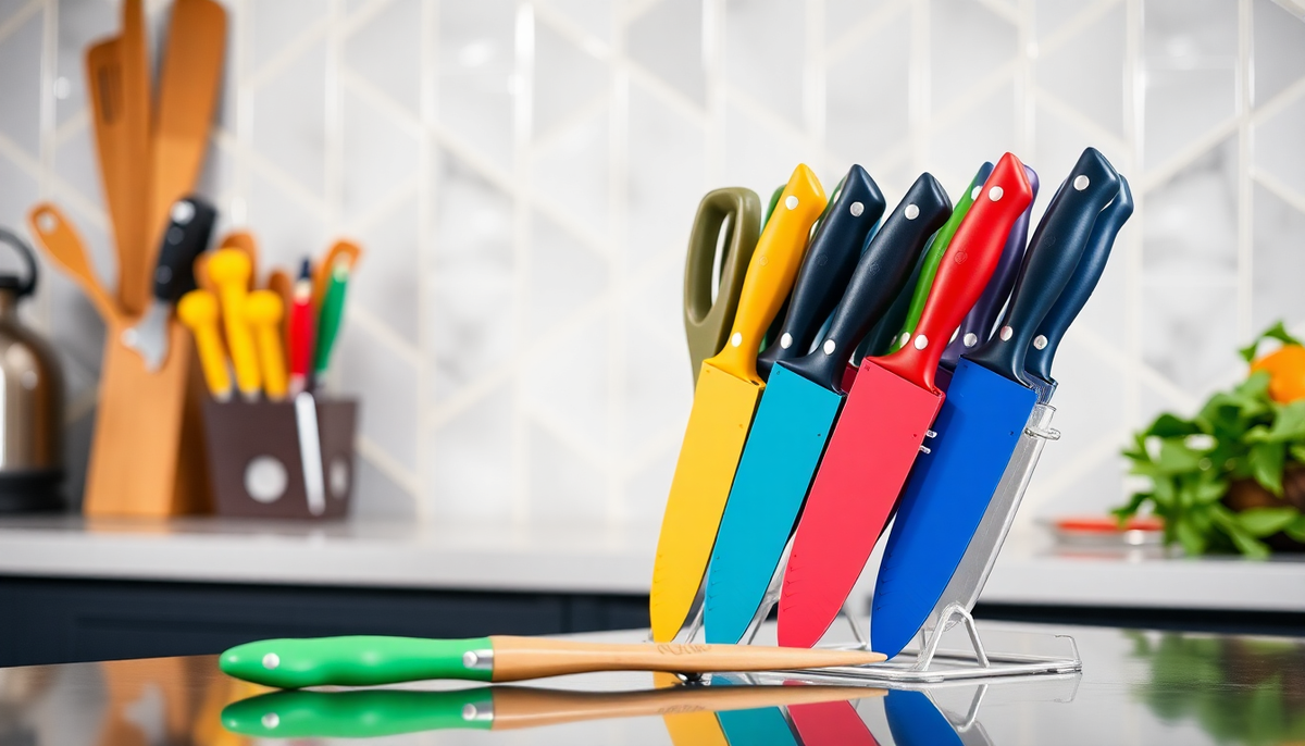 Top Rainbow Knife Sets & Damascus Cutlery for Kitchen Enthusiasts ...