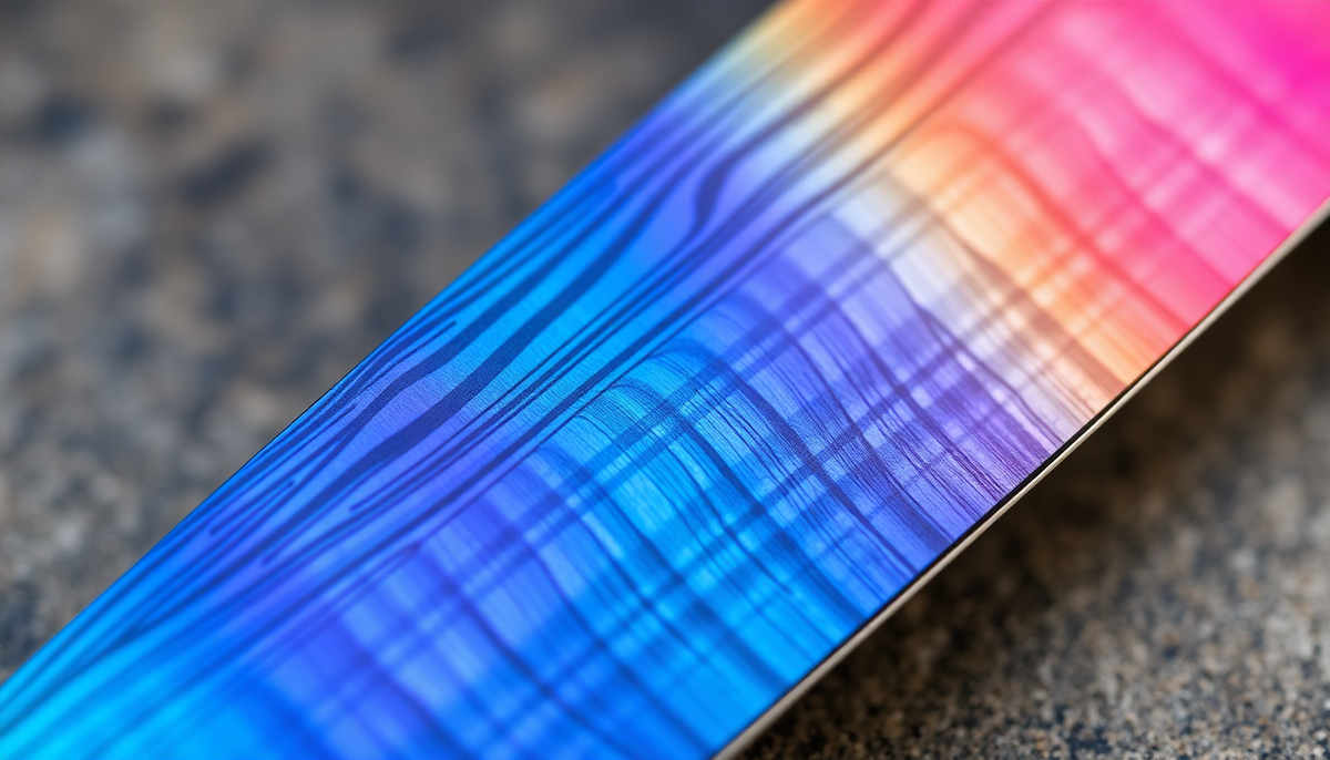 Innovative Coating Technologies for Damascus & Rainbow Titanium Knives ...
