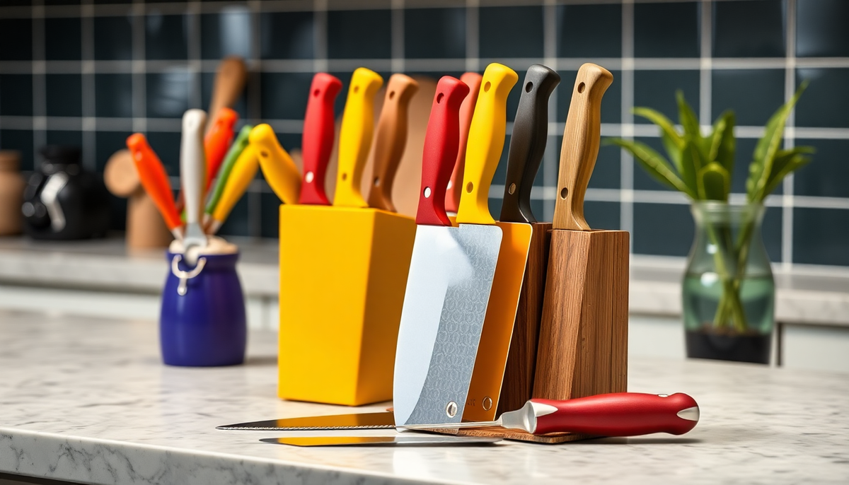 Top Rainbow & Iridescent Kitchen Knife Sets for Home Chefs – SiliSlick®