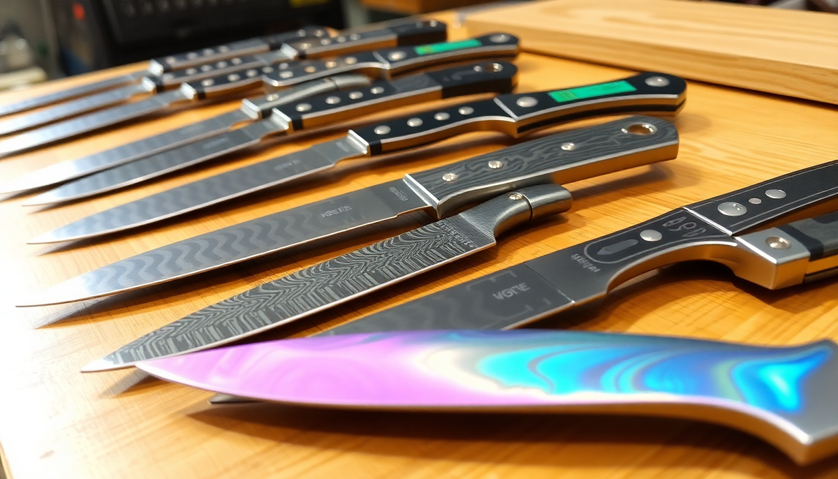 2025's Top Damascus & Iridescent Knife Sets for Culinary Excellence ...