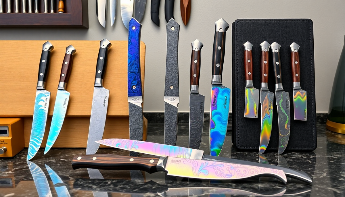 2025 Guide to Damascus Knife Kits & Iridescent Cutlery for Chefs ...