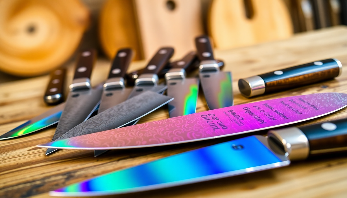 2025's Best Damascus Knife Kits & Iridescent Cutlery Guide – SiliSlick®