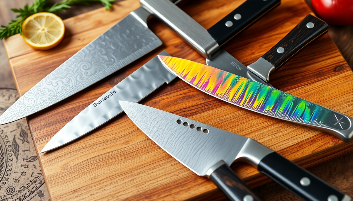 The Ultimate Guide to Damascus & Iridescent Knife Sets – SiliSlick®