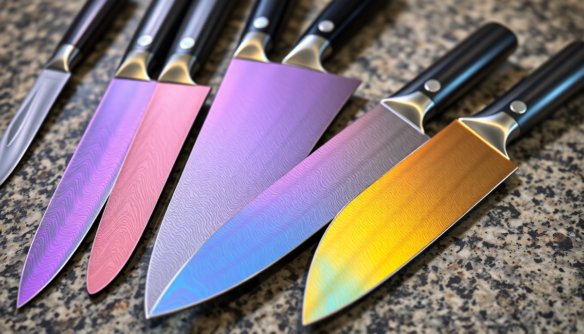 Top Damascus & Iridescent Kitchen Knife Sets for 2025 – SiliSlick®