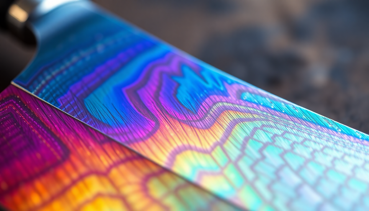 Revolutionary Nano-Coatings Boost Damascus & Rainbow Titanium Chef ...