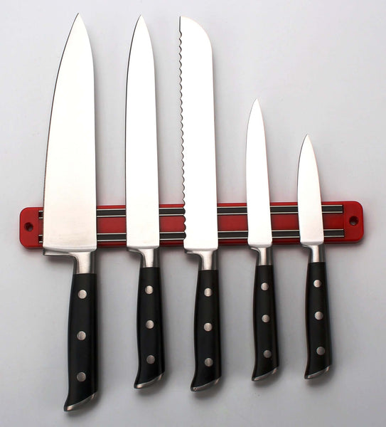 Full Tang, Stainless Steel 5-Piece Knife Set for Precision & Durability ...